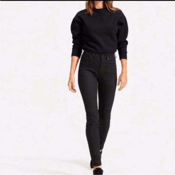 Everlane | Jeans | Everlane High Rise Black Skinny Jeans | Poshmark